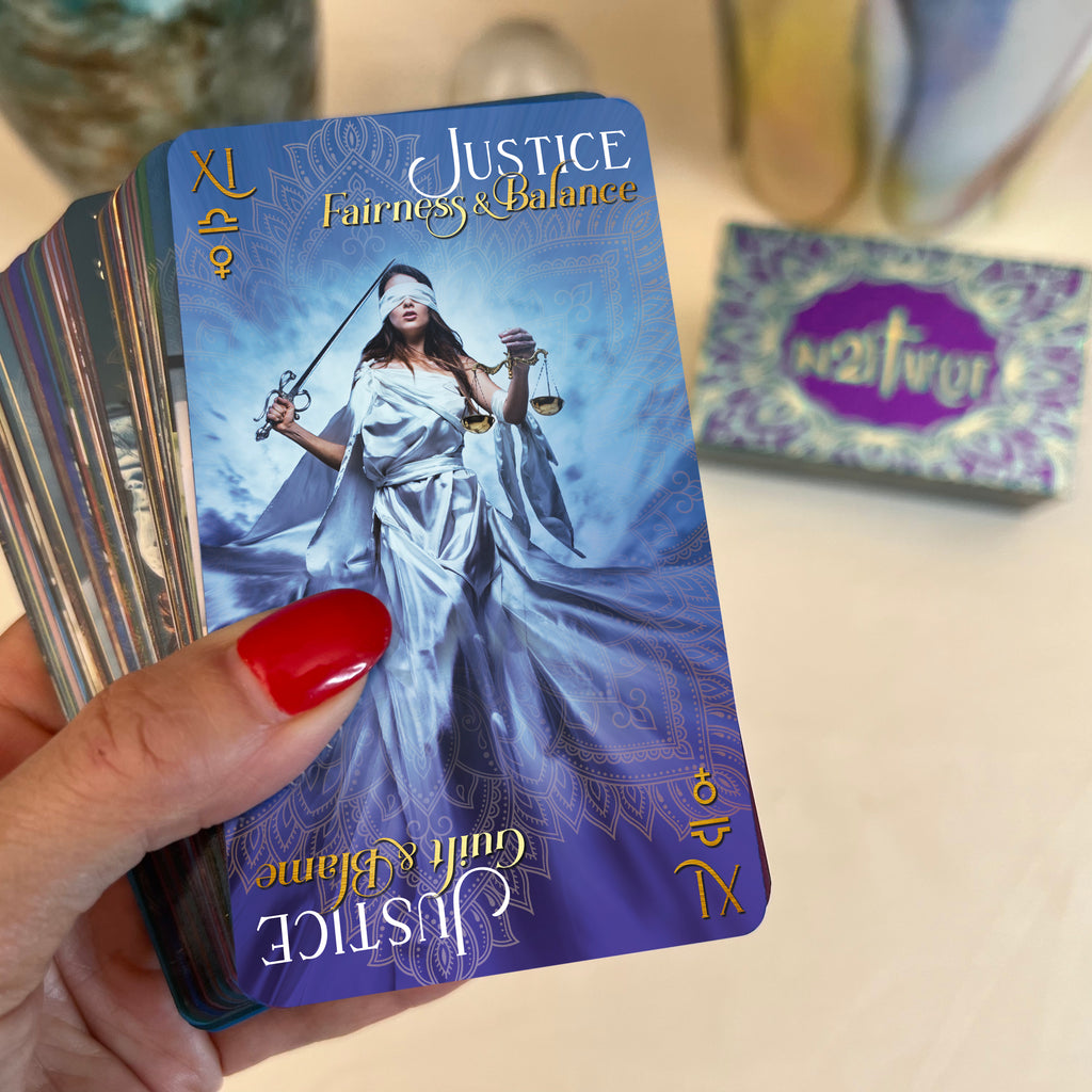 iN2ITarot 2X | Double-Sided Tarot Deck with Keywords & Reversals ...